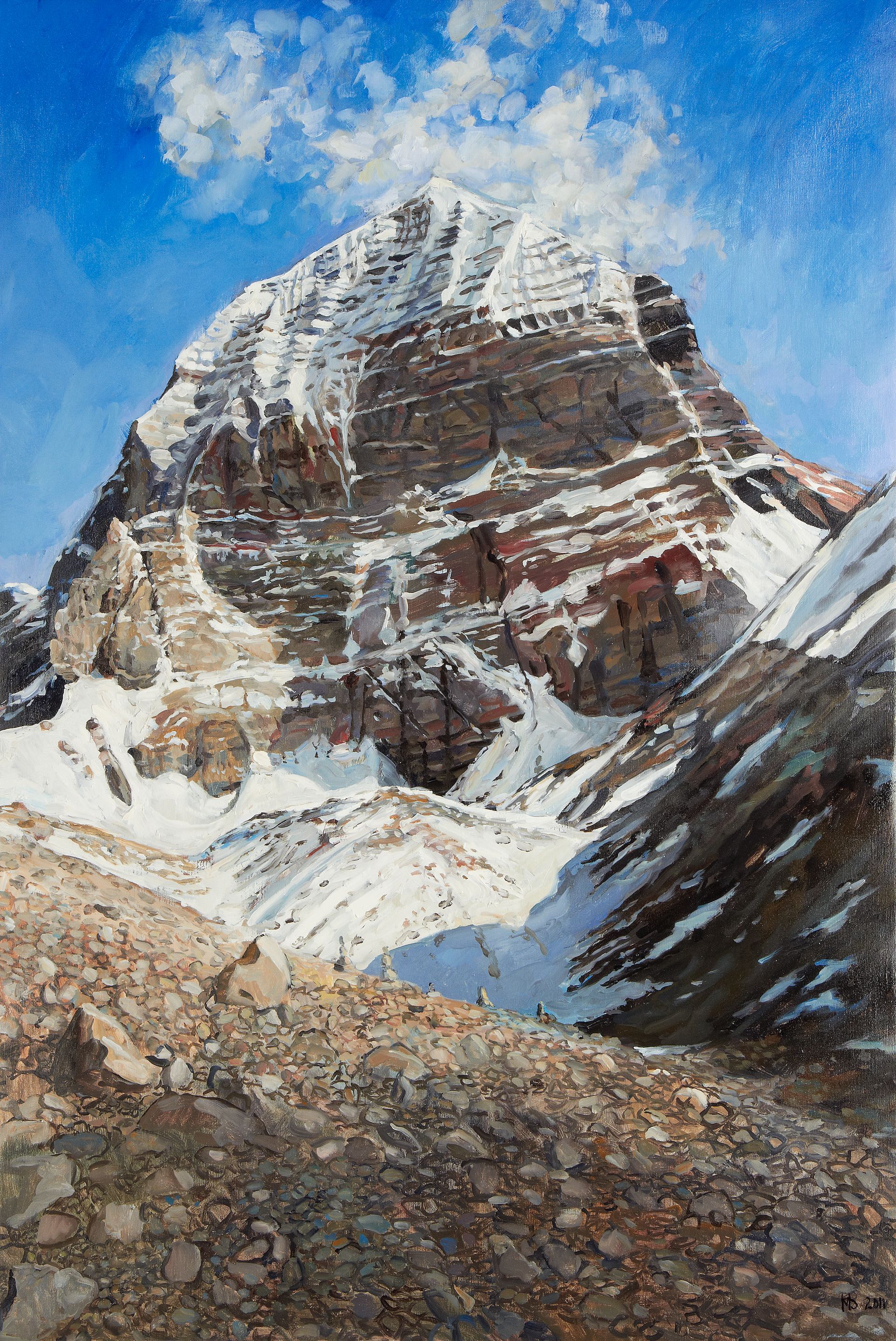 Bonhams : Hector McDonnell (Irish, born 1947) Kailas, North Face, West ...
