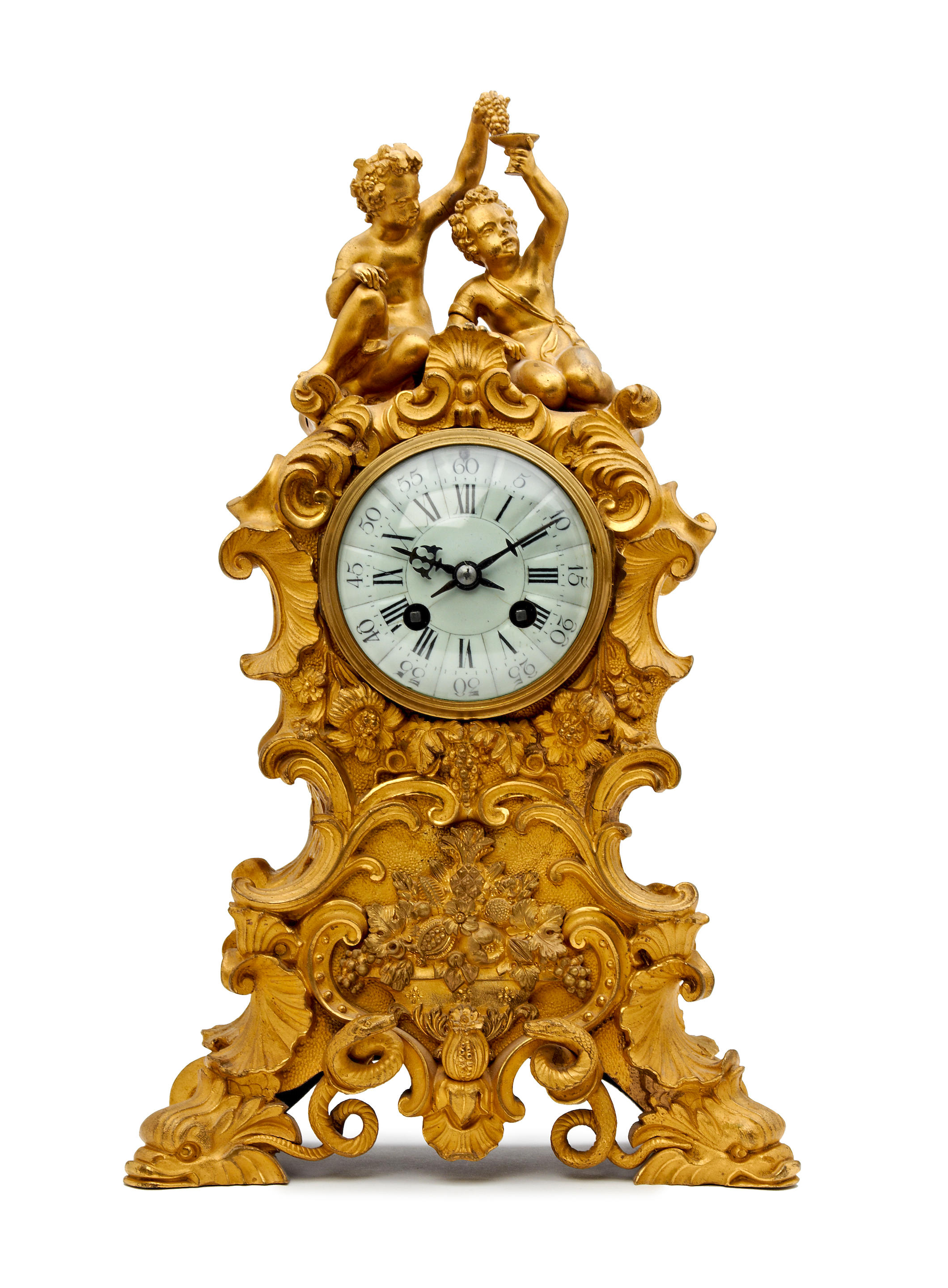 Bonhams A Fine 19th Century French Figural Ormolu Mantel Clock Anonymous