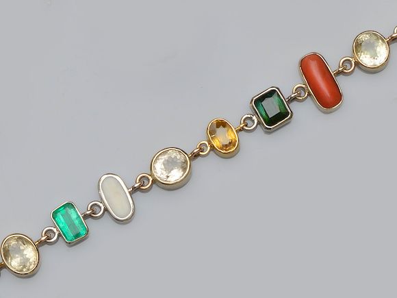 Bonhams : A vari gem-set bracelet