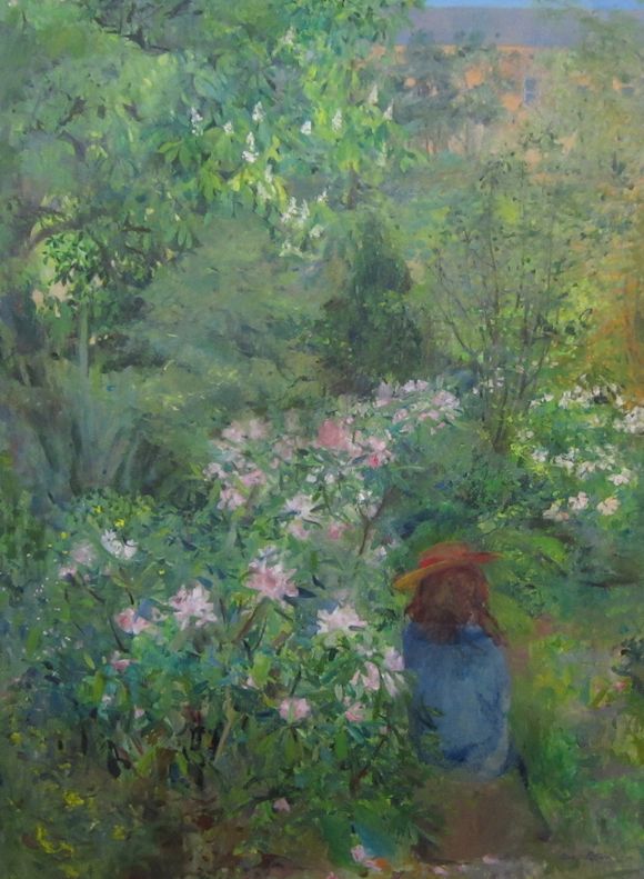 Bonhams : Ann Patrick (British, born 1937) Listening to the Wood ...