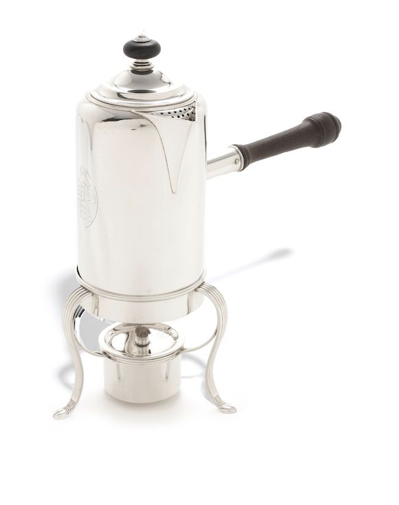 Bonhams : A George III silver coffee biggin on stand by John Wakelin ...