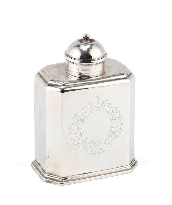 Bonhams : A Queen Anne silver tea canister possibly by John or Thomas ...