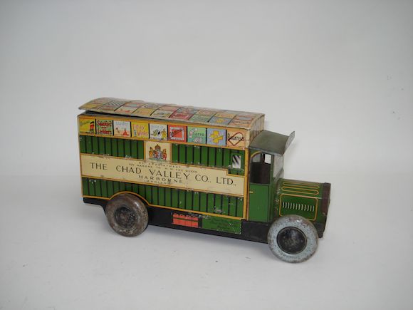 Bonhams : Chad Valley tinplate Games Delivery van