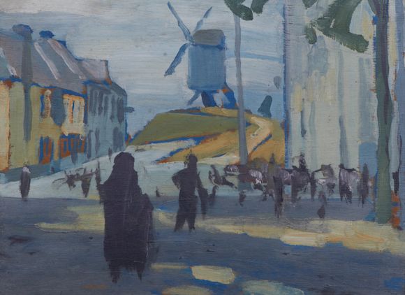 Bonhams : Harry Yearsley (British, 1879-1942) 'On the Ramparts, Montreuil'