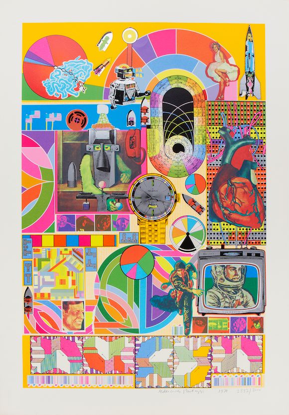 Bonhams : Sir Eduardo Paolozzi (British, 1924-2005) B.A.S.H. (Pale Pink ...