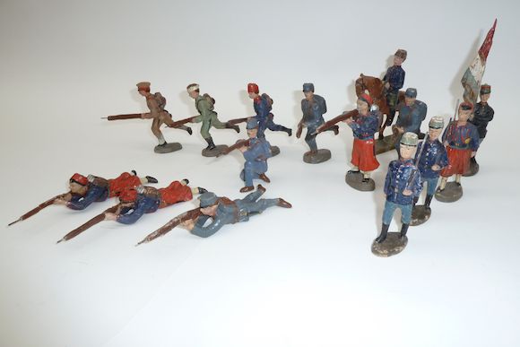 Bonhams : Elastolin 100mm scale 40