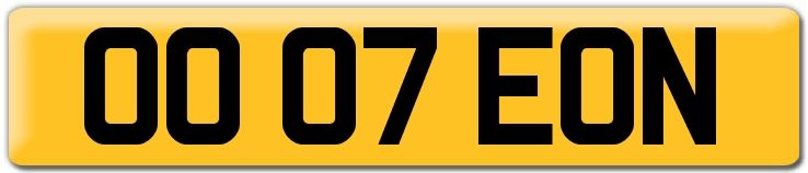Bonhams Cars : Registration number 'OO07 EON',