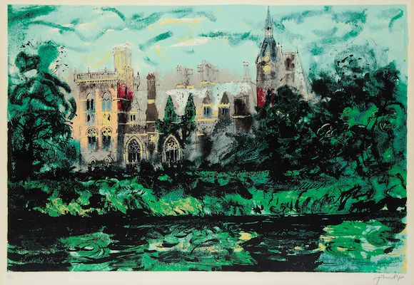 Bonhams : John Piper CH (British, 1903-1992) Kelham Hall Screenprint in ...