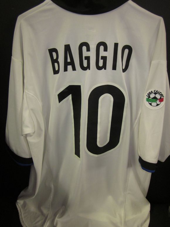Bonhams : 1998/99 Roberto Baggio Inter Milan shirt