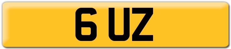 Bonhams Cars : Registration number '6 UZ',