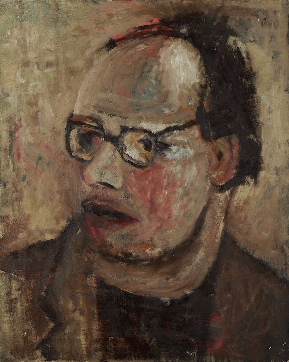Bonhams : Bruce Lacey (British, 1927) Portrait of John Bratby