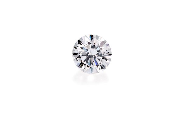 Bonhams : A diamond single-stone ring (photographed unmounted)