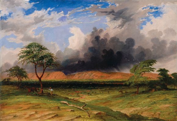 Bonhams : Thomas Baines (1820-1875) Gorge of the southern branch of ...