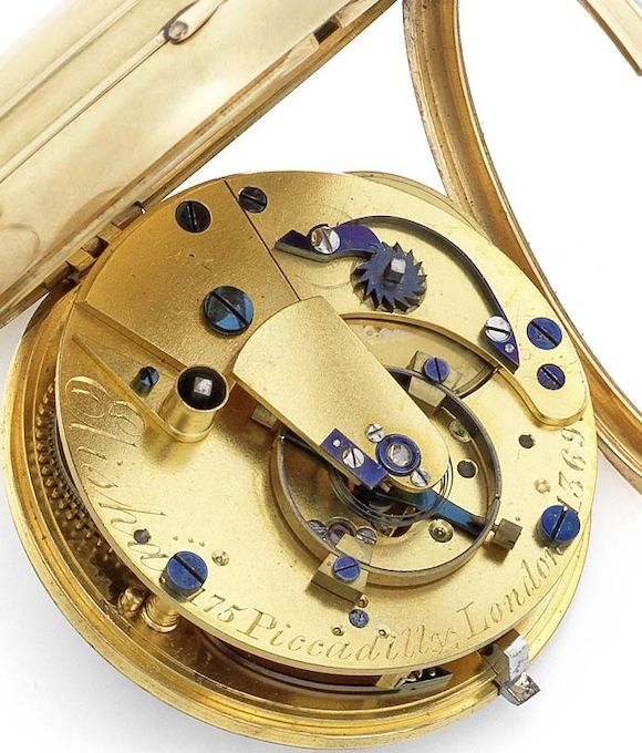 Bonhams : Caleb Elisha. A fine early 19th century 18ct gold open face ...