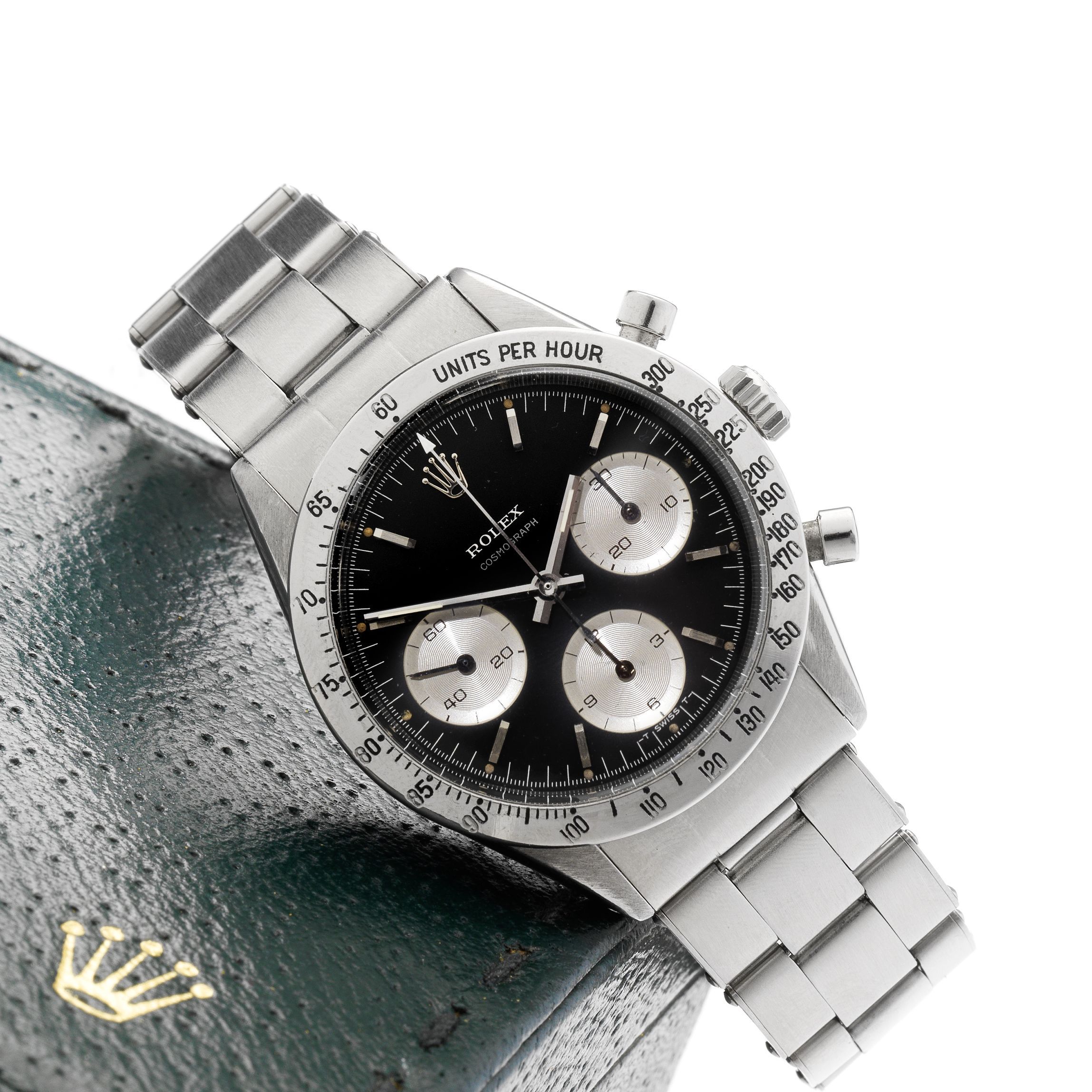 Bonhams : Rolex. A fine stainless steel manual wind chronograph ...