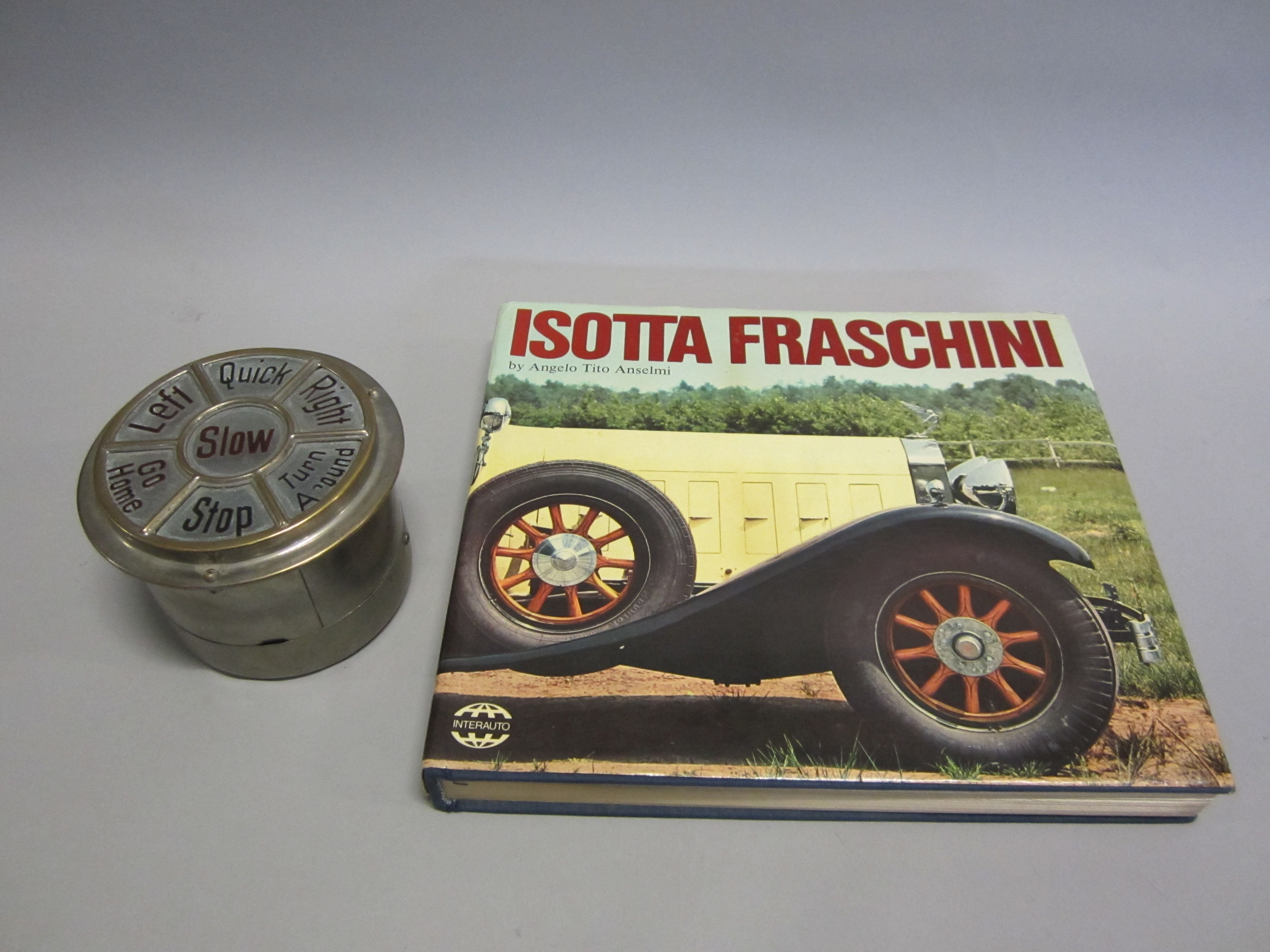 Bonhams Cars : An illuminated Chauffeur's Instructions instrument and ...