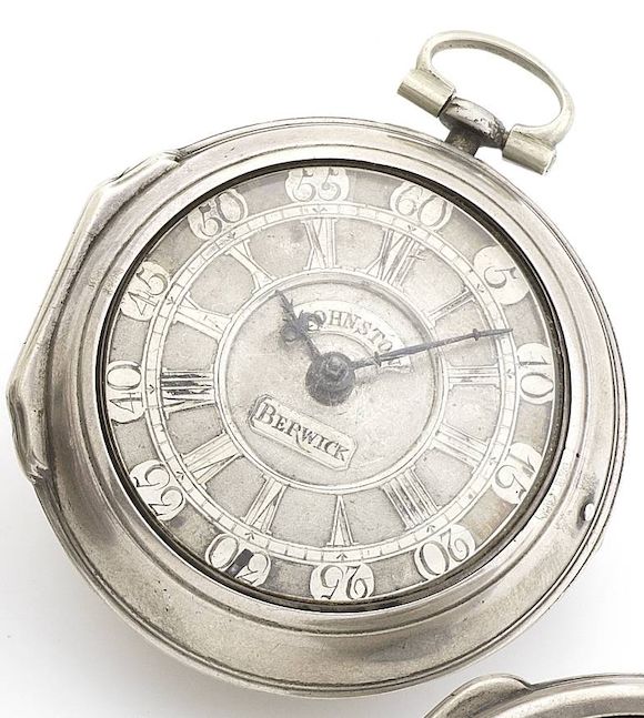 Bonhams : Jonathan Johnston, Berwick. A mid 18th century silver pair ...