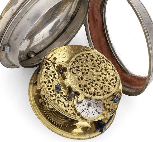 Bonhams : Windmills, London. A fine mid 18th century silver open face ...