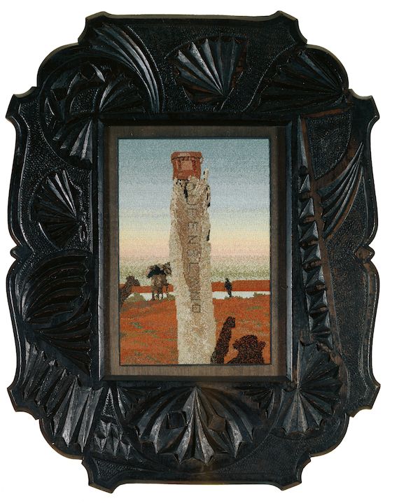 Bonhams : Narelle Jubelin (born 1960) Poeppel's Peg (or corner post) 1988