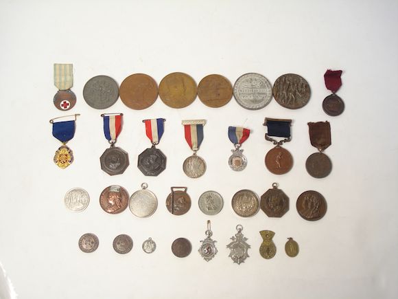 Bonhams : A collection of medals and commemorative medallions