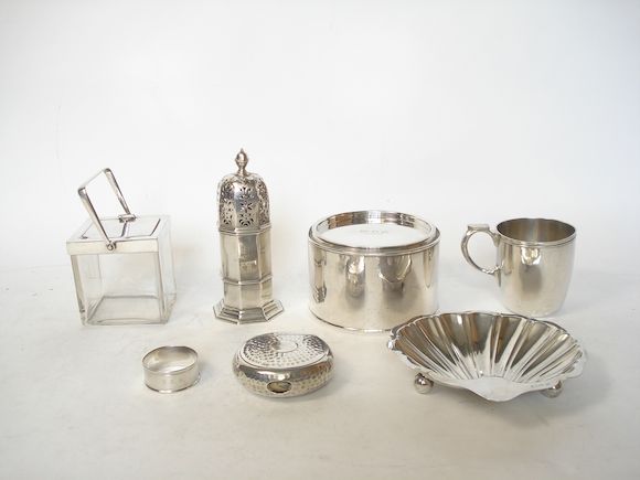 Bonhams : A collection of silver various makers and dates