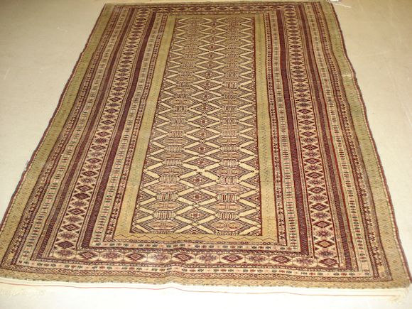 Bonhams : A Tekke rug, West Turkestan, 180cm x 129cm