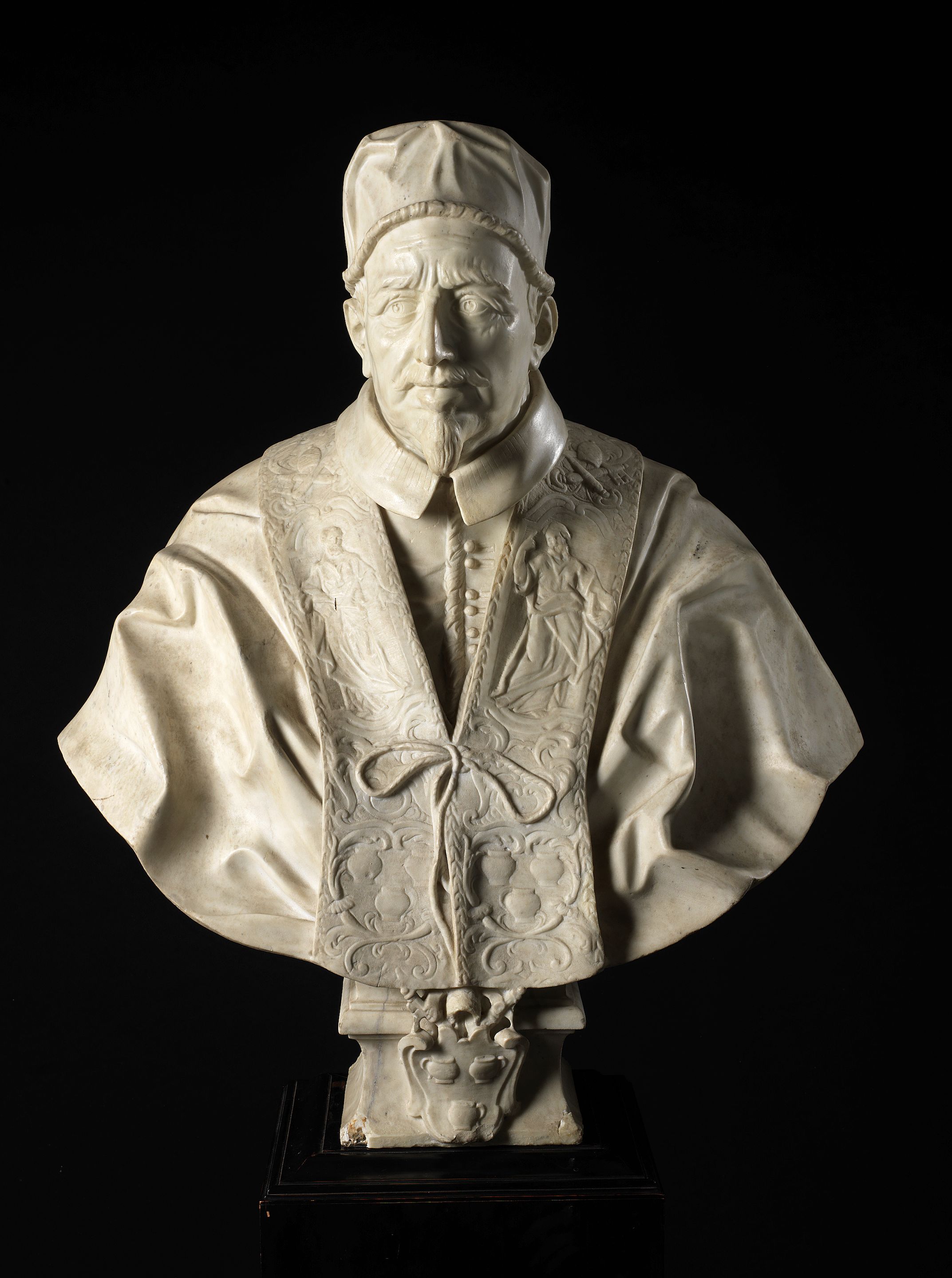 Bonhams : An impressive Italian 18th century marble portrait bust of ...