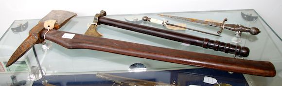 Bonhams : An Indonesian Sword,60cm treble fullered blade with ...