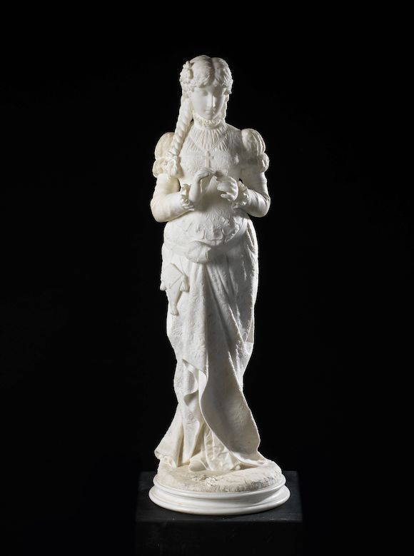 Bonhams : Ferdinando Vichi, Italian (1875-1945)a white marble figure of ...