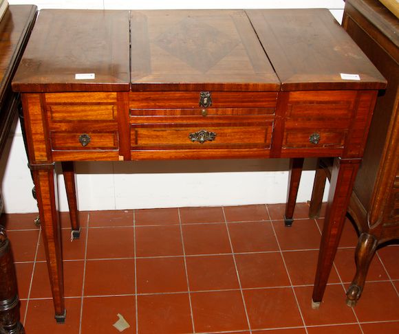 Bonhams : A 19th Century Dutch walnut and floral marquetry inlaid ...