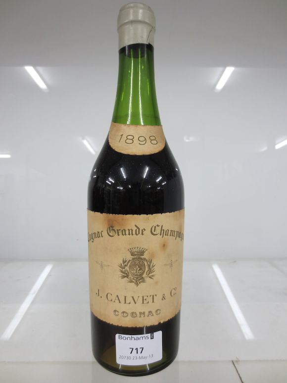 Bonhams : J. Calvet & Co Grande Champagne Cognac 1898 (1)