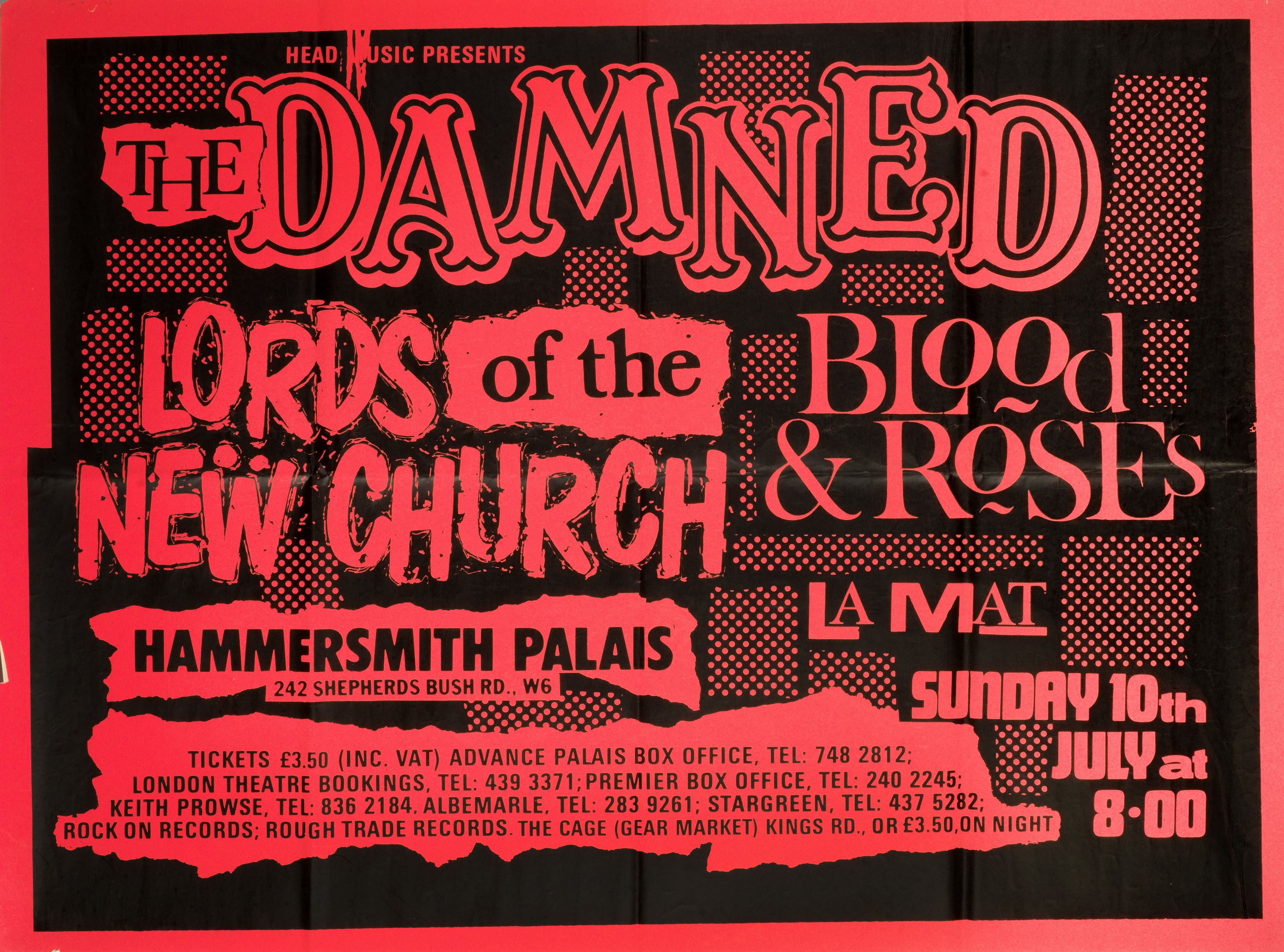 Bonhams : Punk, Rock and Heavy Metal A collection of concert posters ...