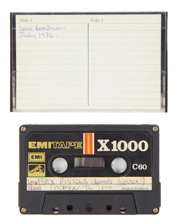 Bonhams Sex Pistols A Demo Cassette Recording 1976