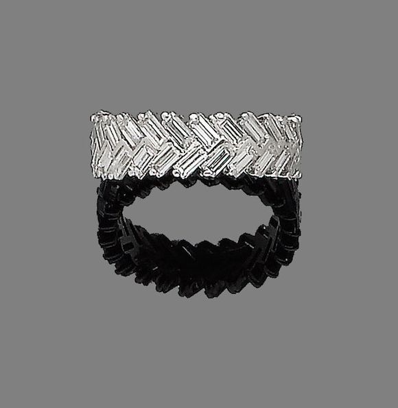 Bonhams : A diamond eternity ring, by Piaget