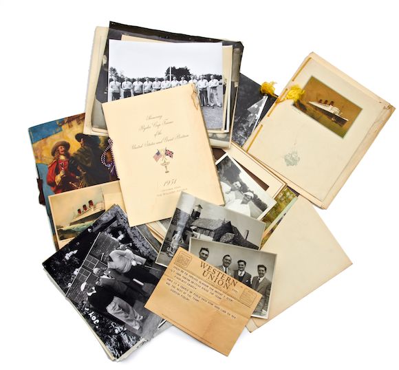Bonhams : 1951 Ryder Cup: An official Dinner invitation from Robert A ...