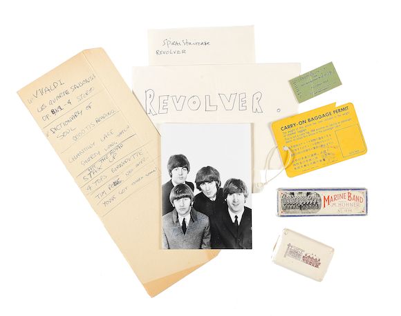 Bonhams : The Beatles A harmonica box and other items, 1966,