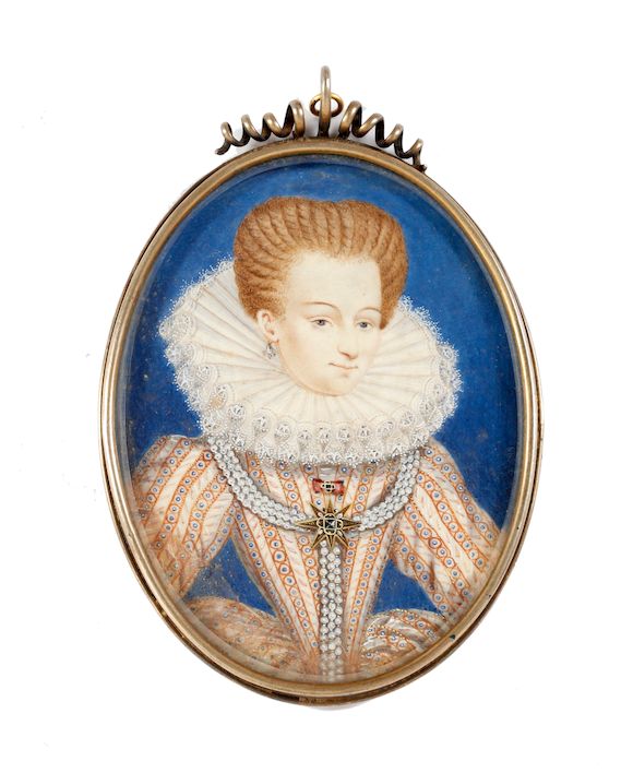 Bonhams : Follower of Isaac Oliver (British, 1560/5-1617), 19th Century ...