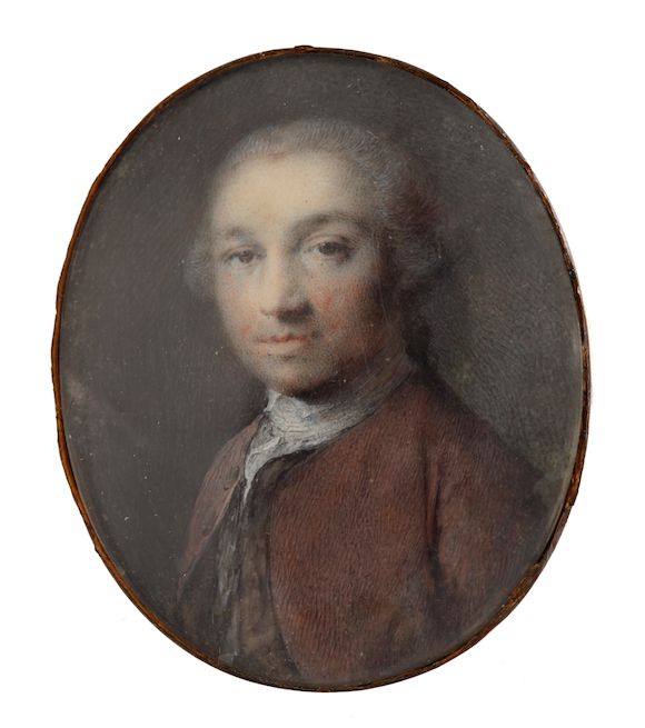 Bonhams : Thomas Frye (Irish, 1710-1762) A Gentleman, wearing brown ...