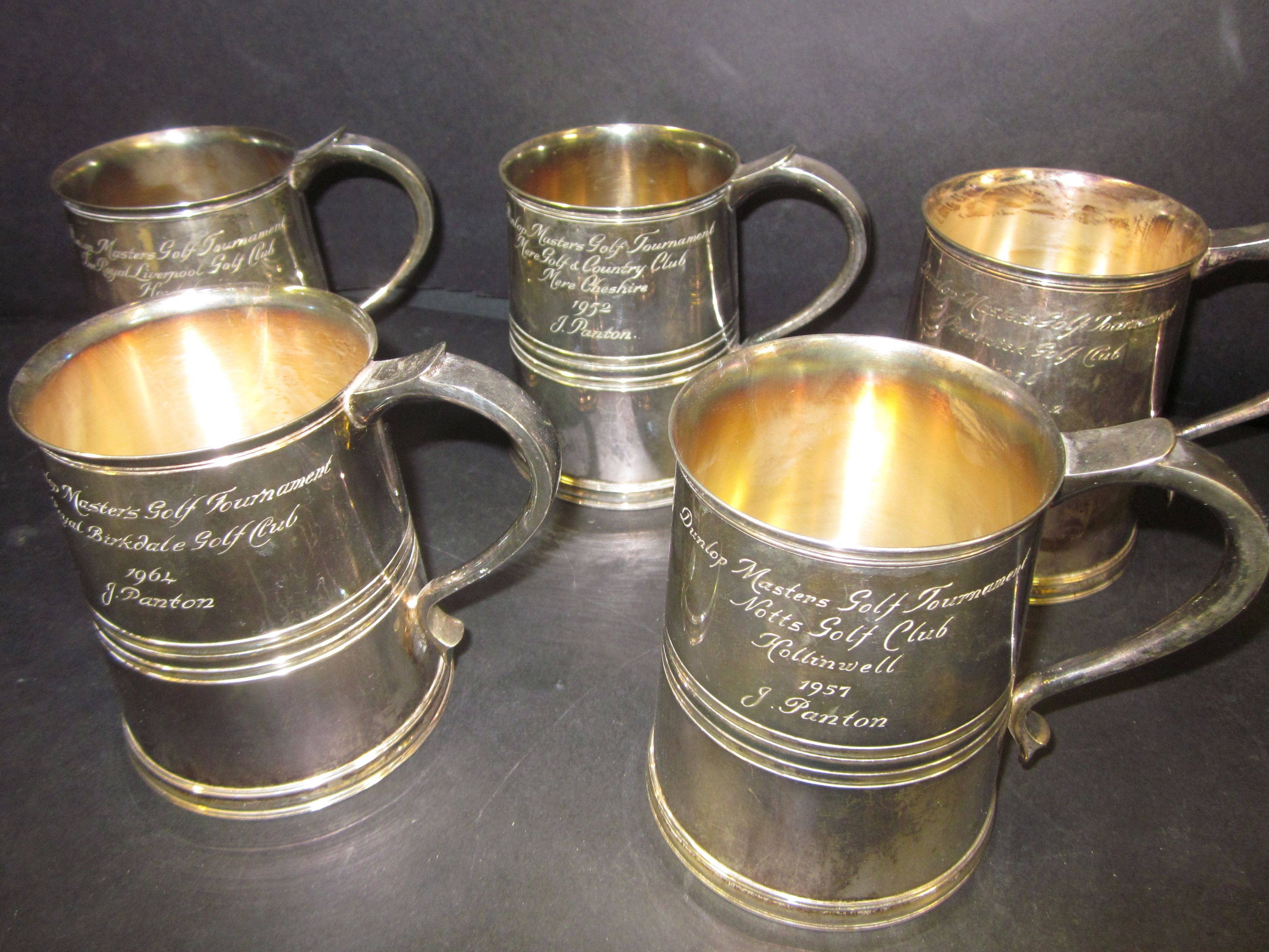 Bonhams : A Goldsmiths & Silversmiths Regent silver-plated tankard