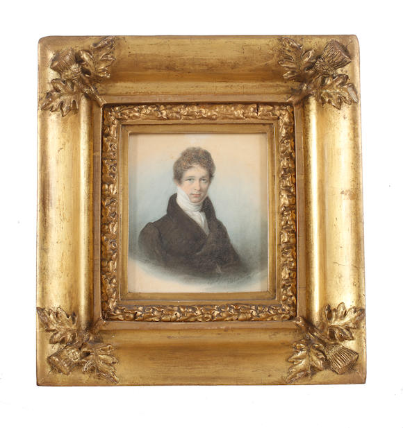 Bonhams Andrew Plimer British 1763 1837 A Gentleman Wearing Blue