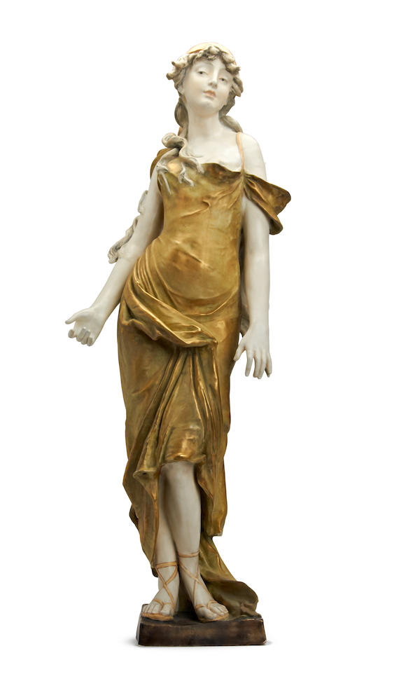 Bonhams A Large Amphora Figure Of A Maiden Circa 1905