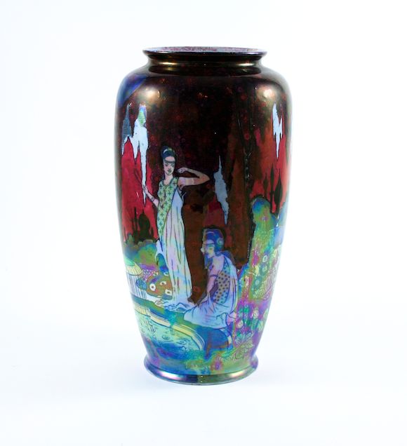 Bonhams : A Wilton ware lustre vase Circa 1930