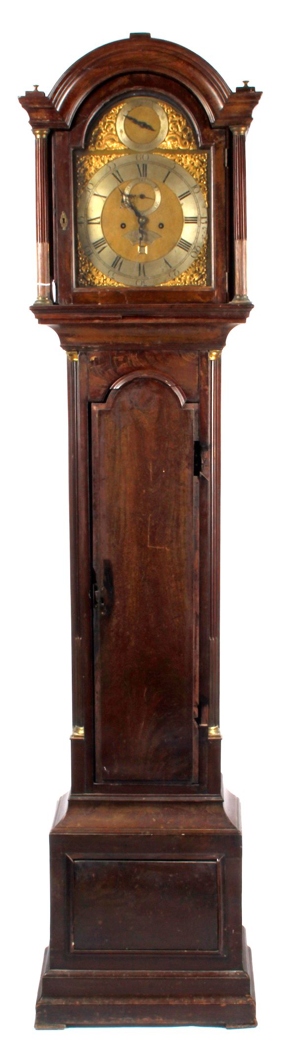 Bonhams : John Harris, London a George III mahogany longcase clock case ...