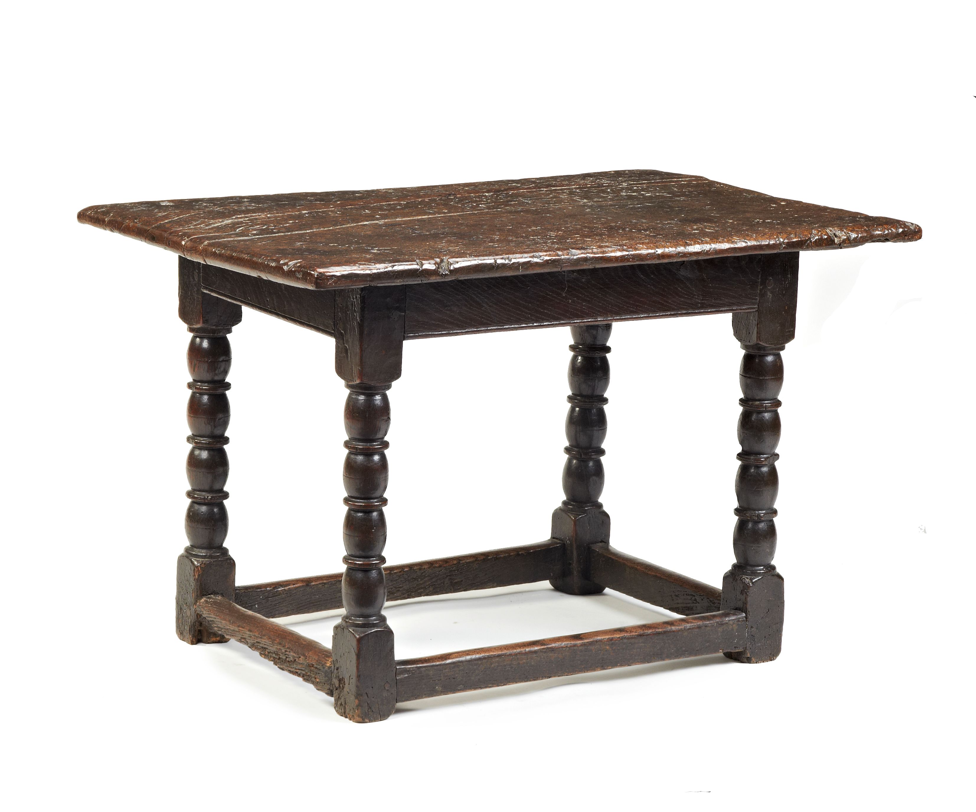 Bonhams : Charles II and later oak centre table