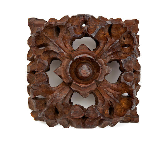 Bonhams : A late 15th/early 16th century carved pine ceiling boss, South West England, circa ...