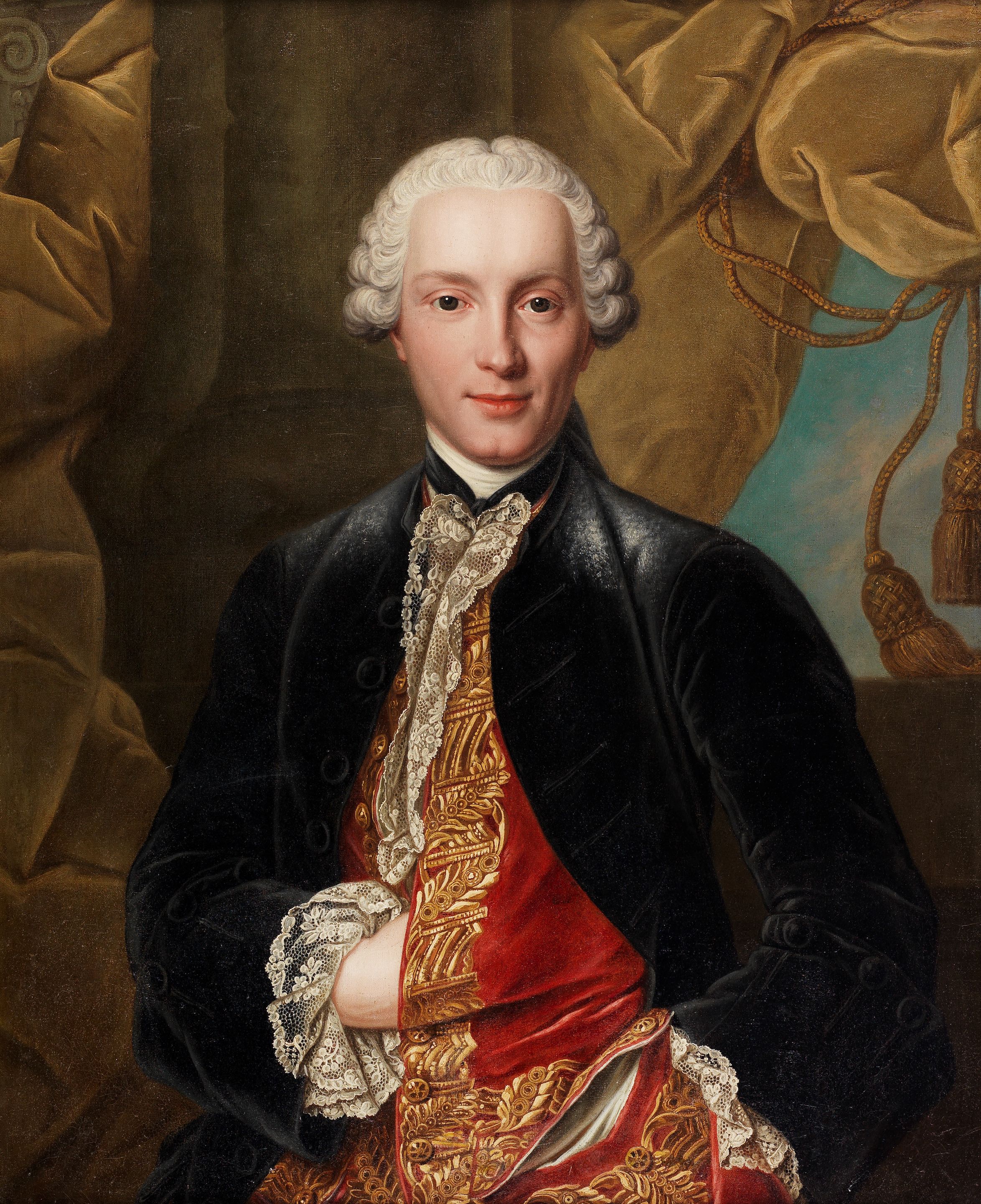 Bonhams : Circle of Louis Tocqué (French, 1696-1772) Portrait of a ...