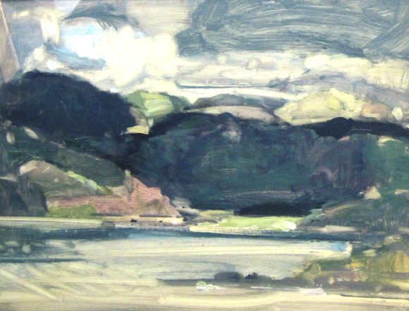 Bonhams : Gordon Bryce RSA RSW (British, born 1943) Loch Moidart