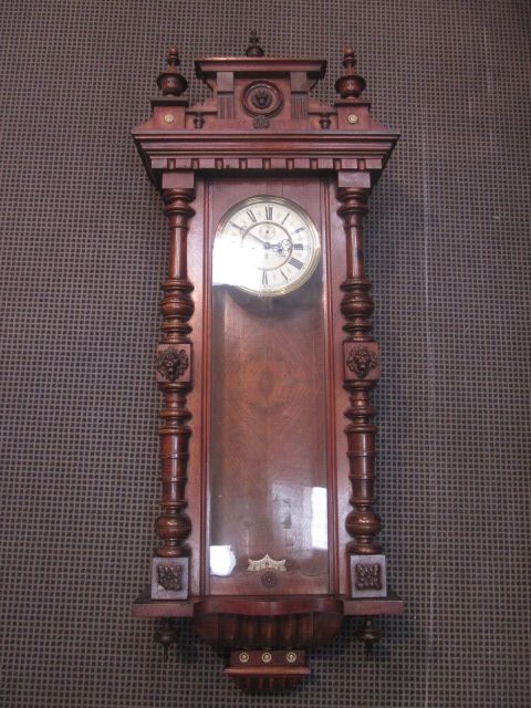 Bonhams : A Vienna style wall clock,late 19th Century, 8 day movement ...