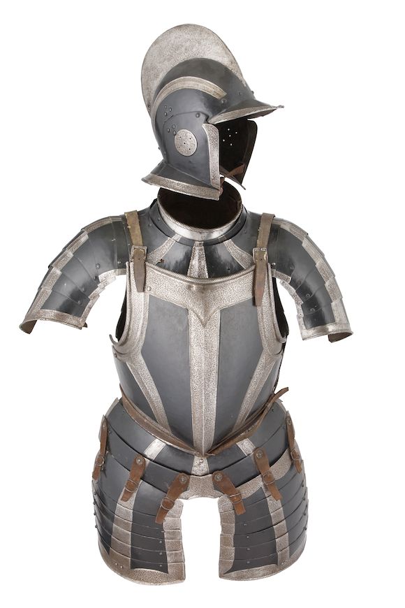 Bonhams : A German Black And White Half-Armour