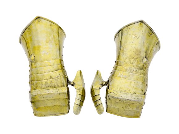 Bonhams : A Pair Of German Mitten Gauntlets